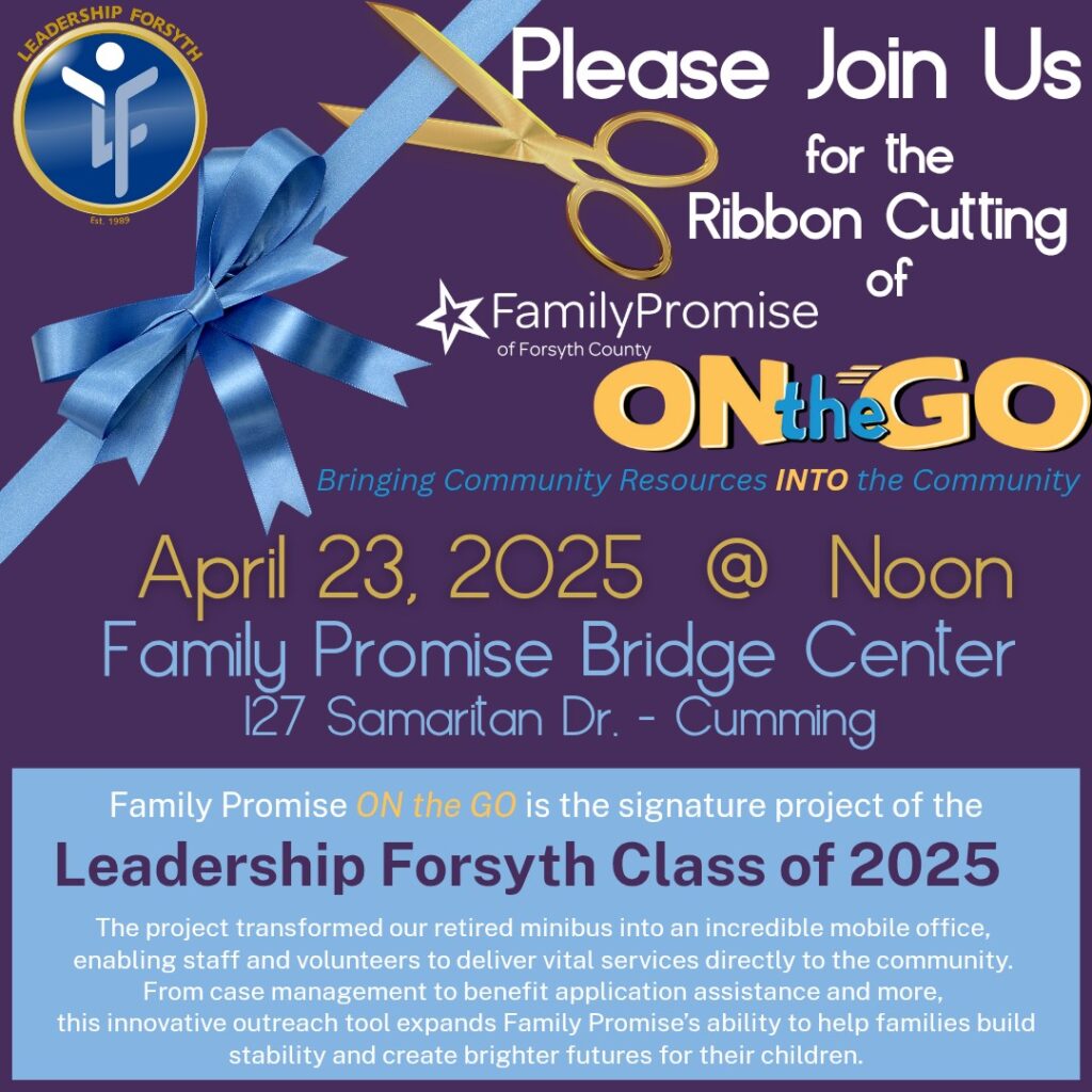 LF Class of 2025 Family Promise Project Ribbon Cutting – Leadership Forsyth
